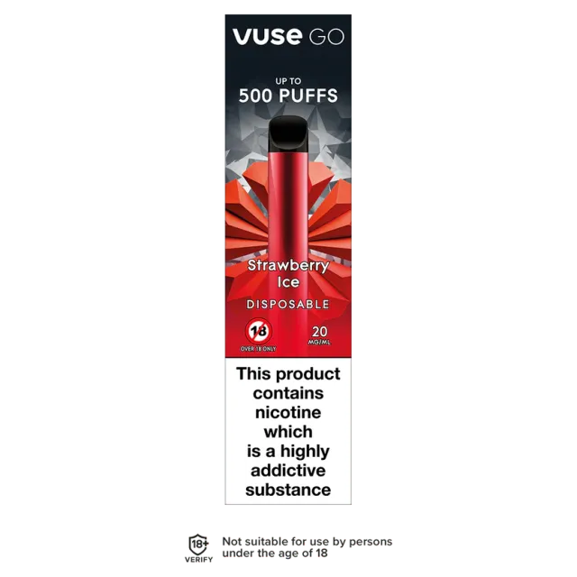 VapeClick | Vuse / Go Strawberry Ice 20mg / NICOVENTURES TRADING ...